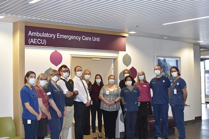 Innovative Ambulatory Emergency Care Unit to support patient care